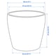 PERSILLADE plant pot, dark grey, 24 cm - IKEA Austria