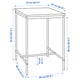 SANDSBERG bar table, black, 67x67 cm - IKEA Austria