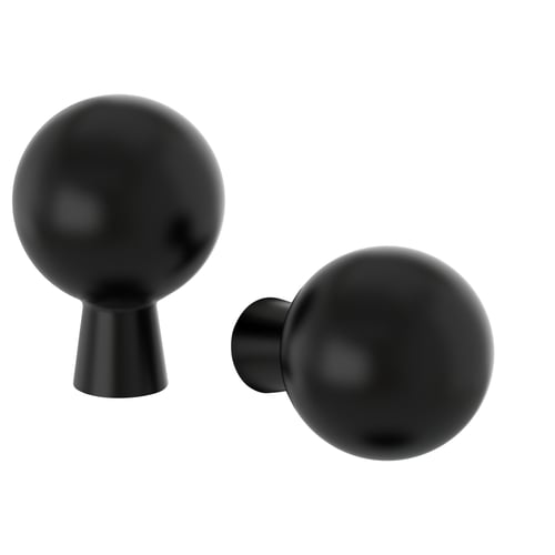 BAGGANÄS knob, black, 20 mm - IKEA