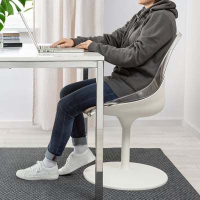 BALTSAR Swivel chair, White - IKEA