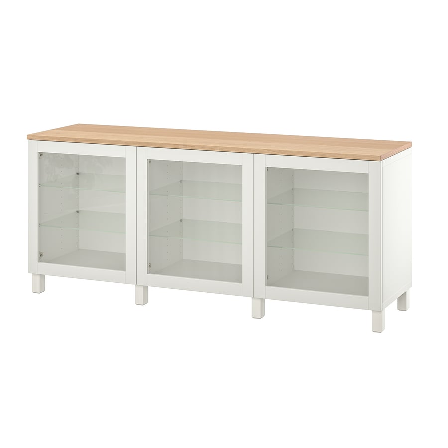 BESTÅ storage combination with doors, white/Sindvik/Stubbarp white ...