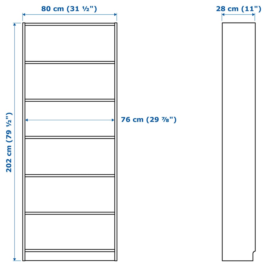 BILLY / BRIMNES TV storage combination, white, 340x41x202 cm - IKEA