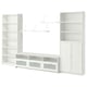 BILLY / BRIMNES TV storage combination, white, 340x41x202 cm - IKEA