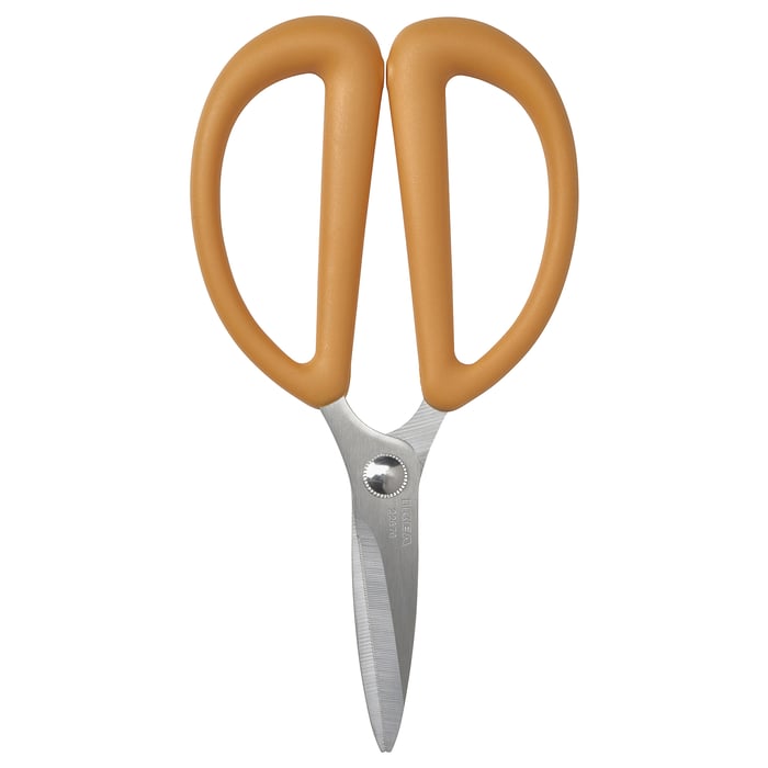 BRYTBÖNA herb scissors, orange, 16 cm - IKEA