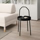 BURVIK Side table, black, 38 cm - IKEA