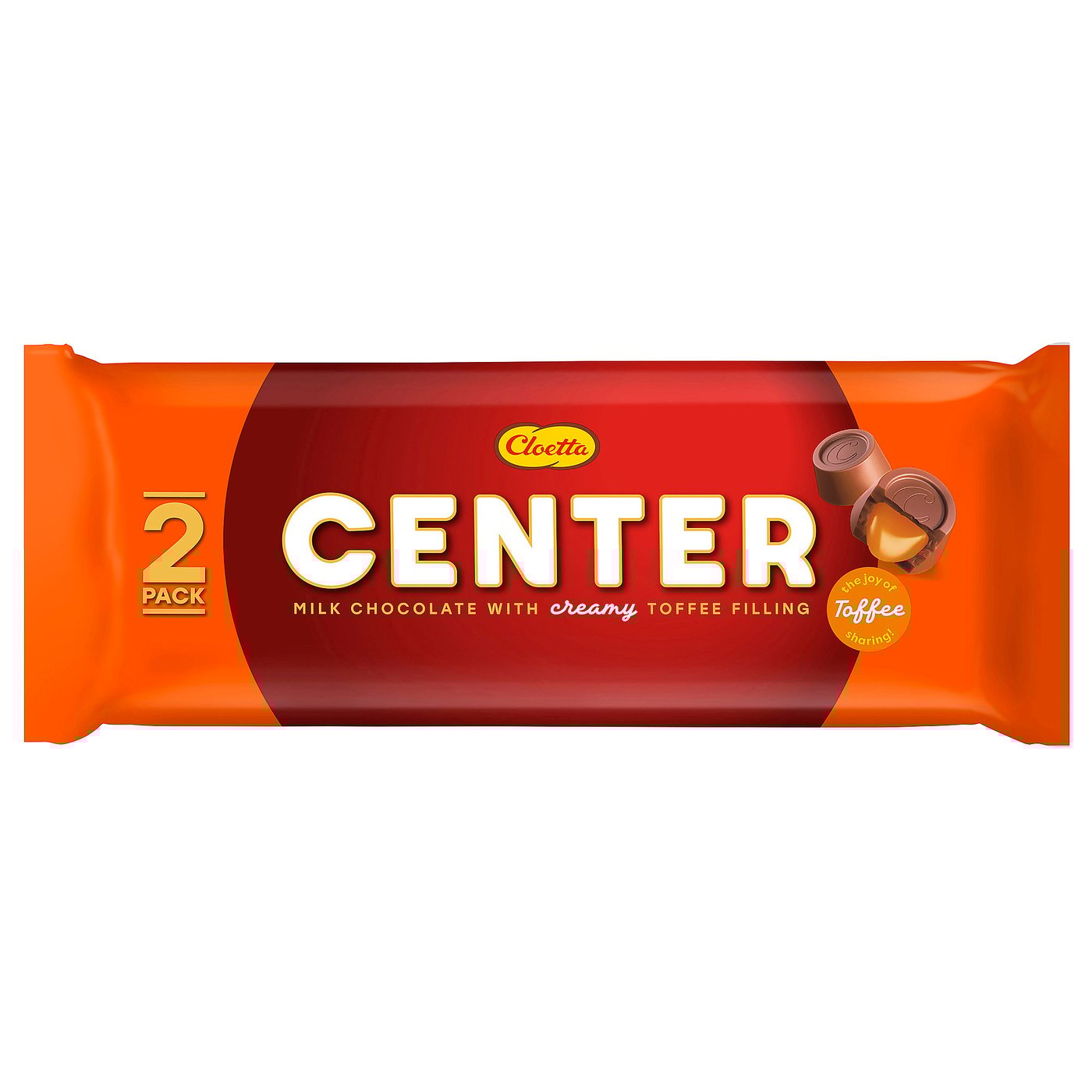 CENTER milk chocolate roll, toffee filling, 156 g - IKEA