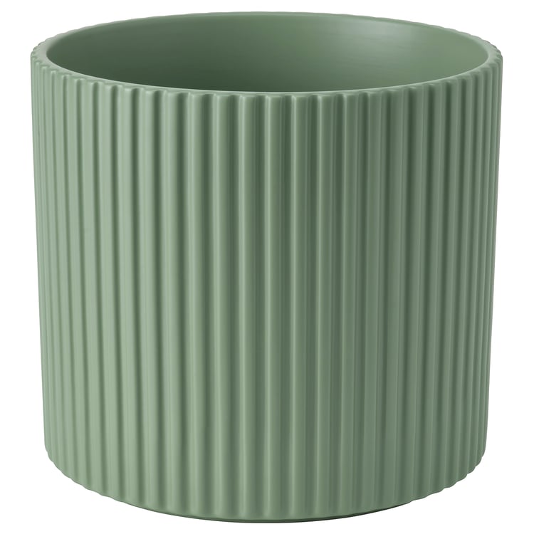 DAKSJUS plant pot, light green, 15 cm - IKEA