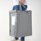 DIMPA waste sorting bag, white/dark grey/light grey, 22x35x45 cm/35 l ...