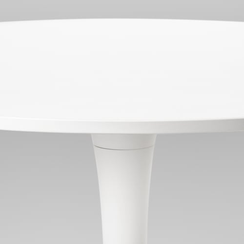 DOCKSTA table, white/white, 103 cm - IKEA