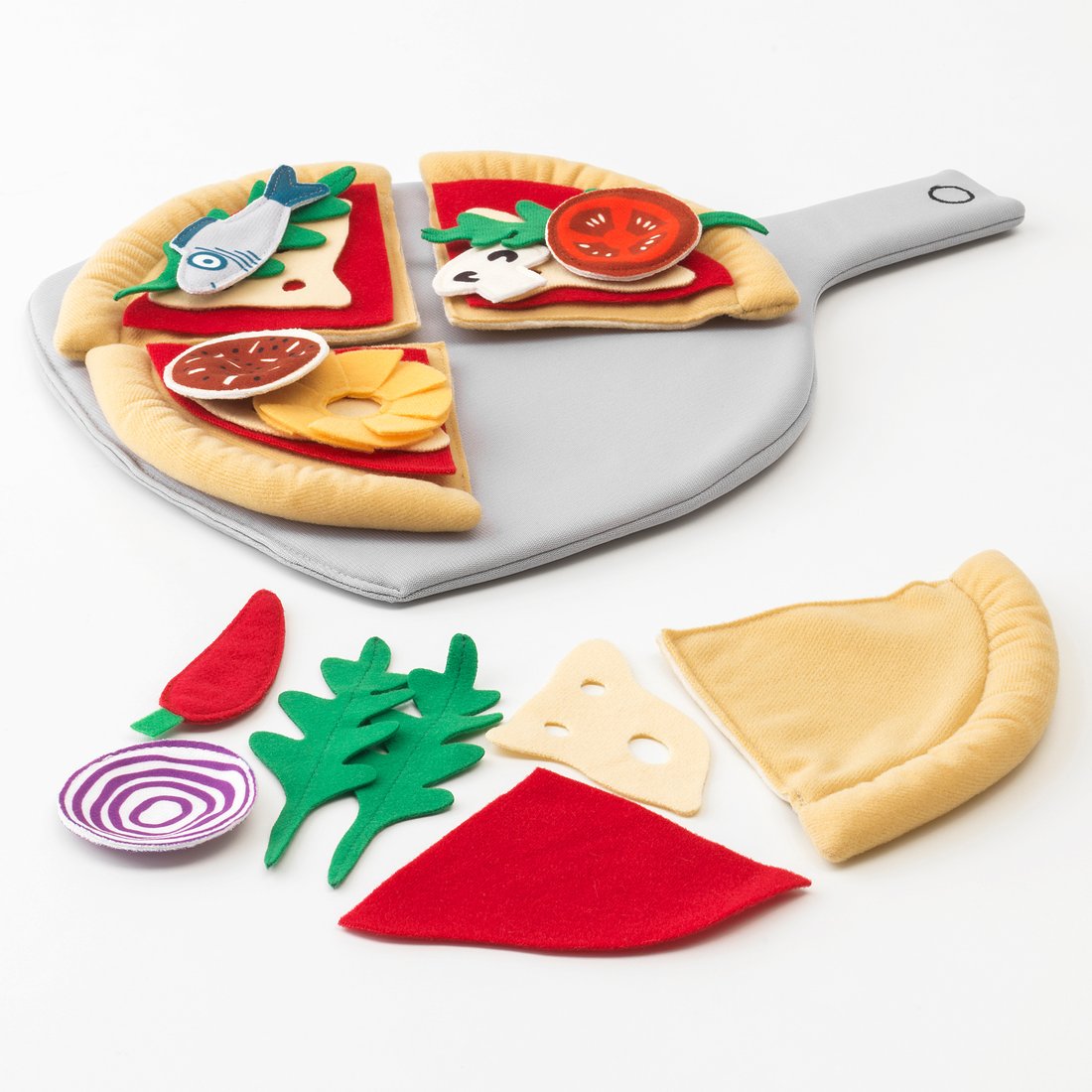 DUKTIG 24-piece pizza set, pizza, multicolour - IKEA