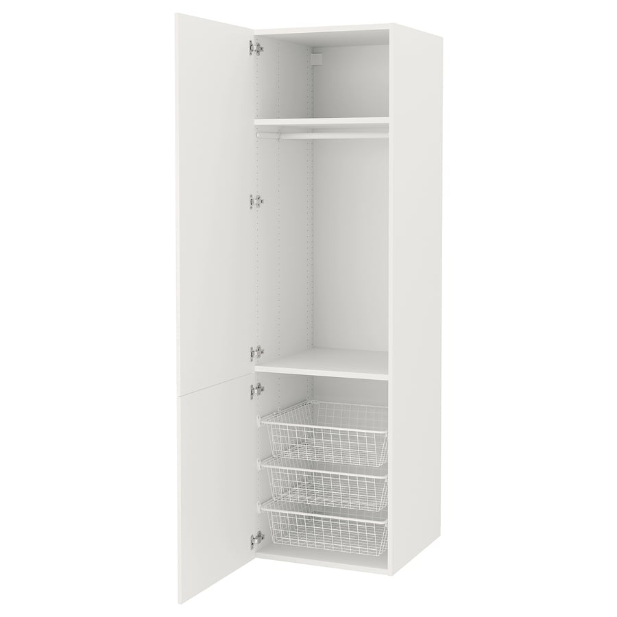 ENHET storage combination, white, 60x62x210 cm - IKEA
