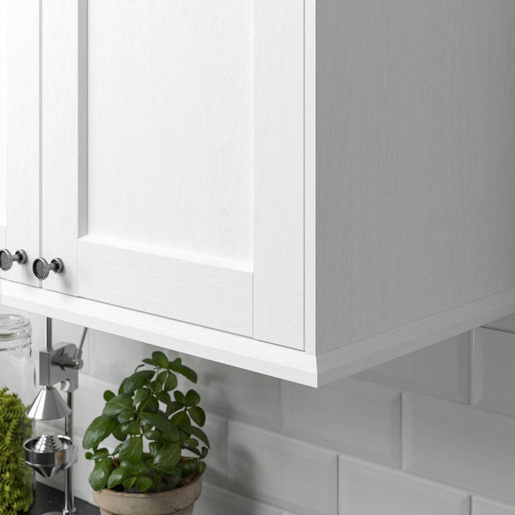ENKÖPING deco strip, white wood effect, 221 cm - IKEA