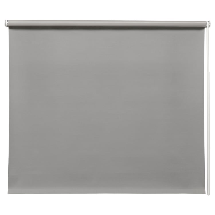 FRIDANS block-out roller blind, grey, 180x195 cm - IKEA
