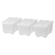 GLIS box with lid, transparent, 17x10 cm - IKEA
