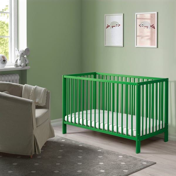 GULLIVER cot, green, 70x132 cm - IKEA