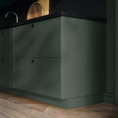 HAVSTORP cover panel, deep green, 91x244 cm - IKEA