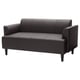 HEMLINGBY Two-seat sofa, Bomstad dark brown - IKEA