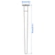 HILVER Leg cone-shaped, bamboo, 70 cm - IKEA