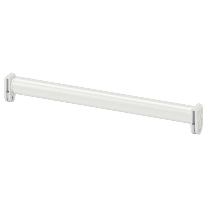 HJÄLPA adjustable clothes rail, white, 30-47 cm - IKEA