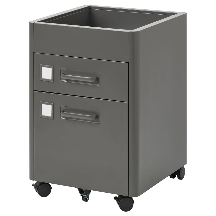 IDÅSEN Drawer unit on castors, dark grey, 42x61 cm - IKEA