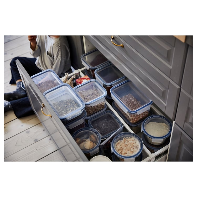 IKEA 365+ food container, large rectangular/plastic, 5.2 l - IKEA