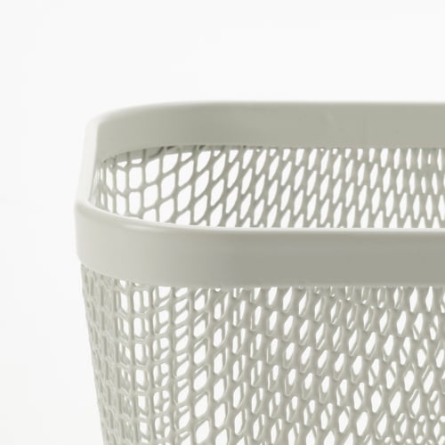 IKEA 365+ food storage basket, metal/white, 14x14x10 cm - IKEA