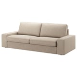 KIVIK 3-seat sofa, Tibbleby beige/grey - IKEA