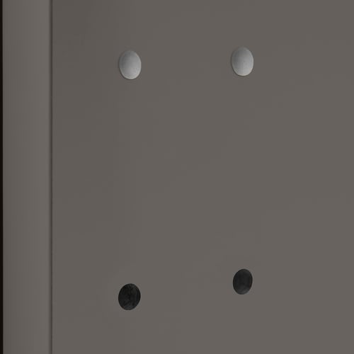 KOMPLEMENT cover cap, dark grey, 100 pack - IKEA