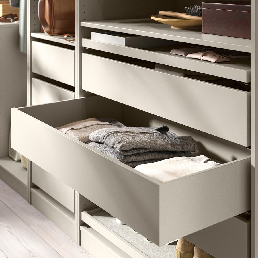 KOMPLEMENT drawer, grey-beige, 100x58 cm - IKEA