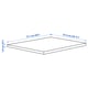 KOMPLEMENT Shelf, white, 75x58 cm - IKEA