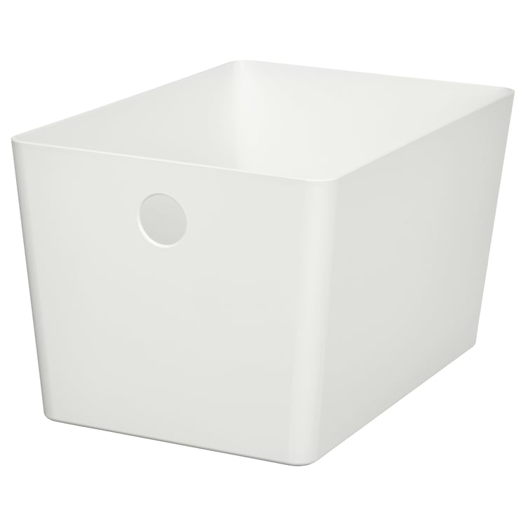 KUGGIS box, white, 18x26x15 cm - IKEA