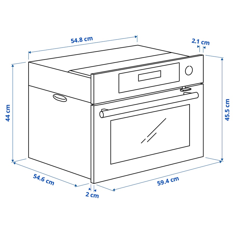 KULINARISK Steam oven, stainless steel - IKEA