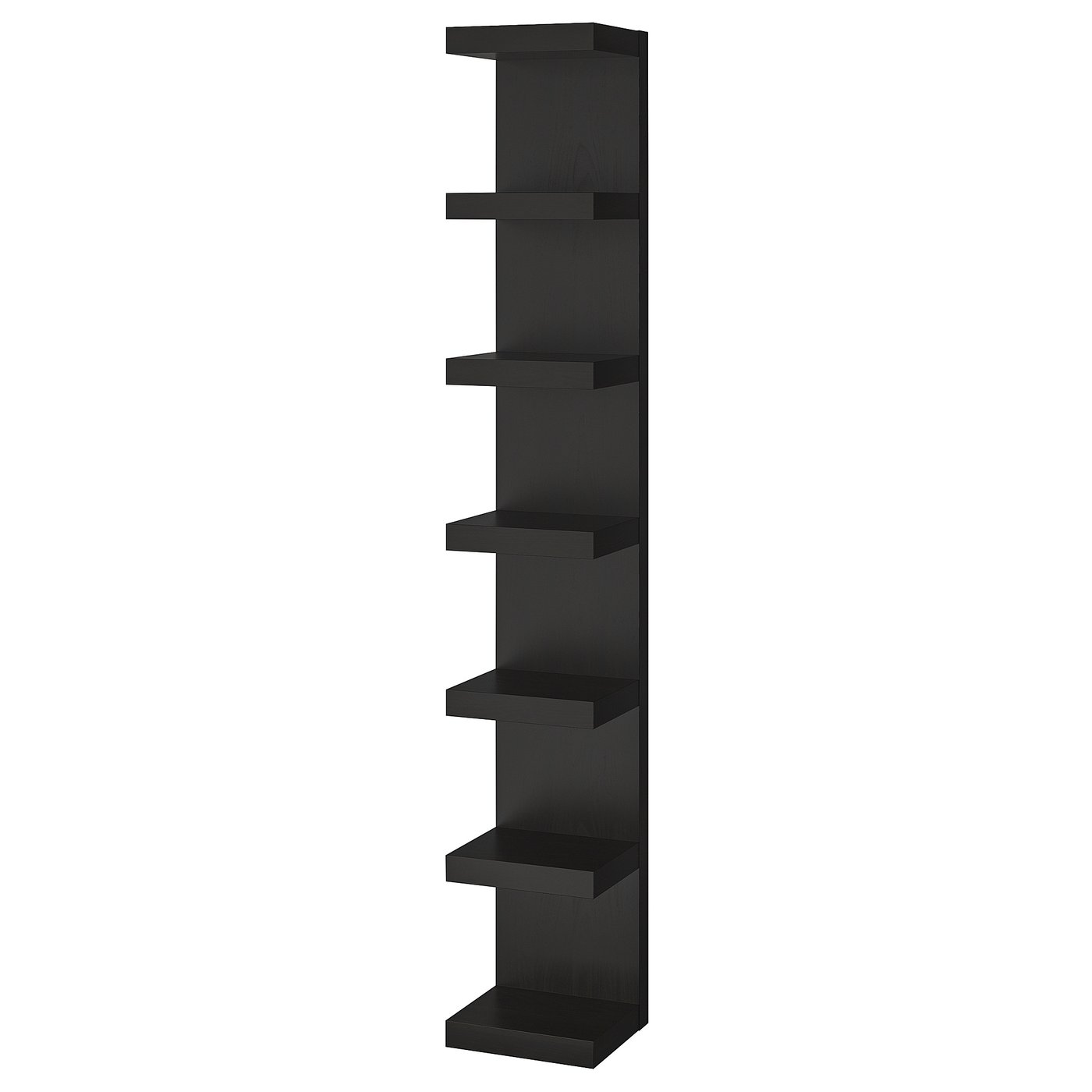 LACK Wall shelf unit, black-brown, 30x190 cm - IKEA