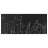 LÅNESPELARE Gaming mouse pad, black, 90x40 cm - IKEA