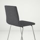 LILLÅNÄS bar stool, chrome-plated/Gunnared dark grey, 63 cm - IKEA