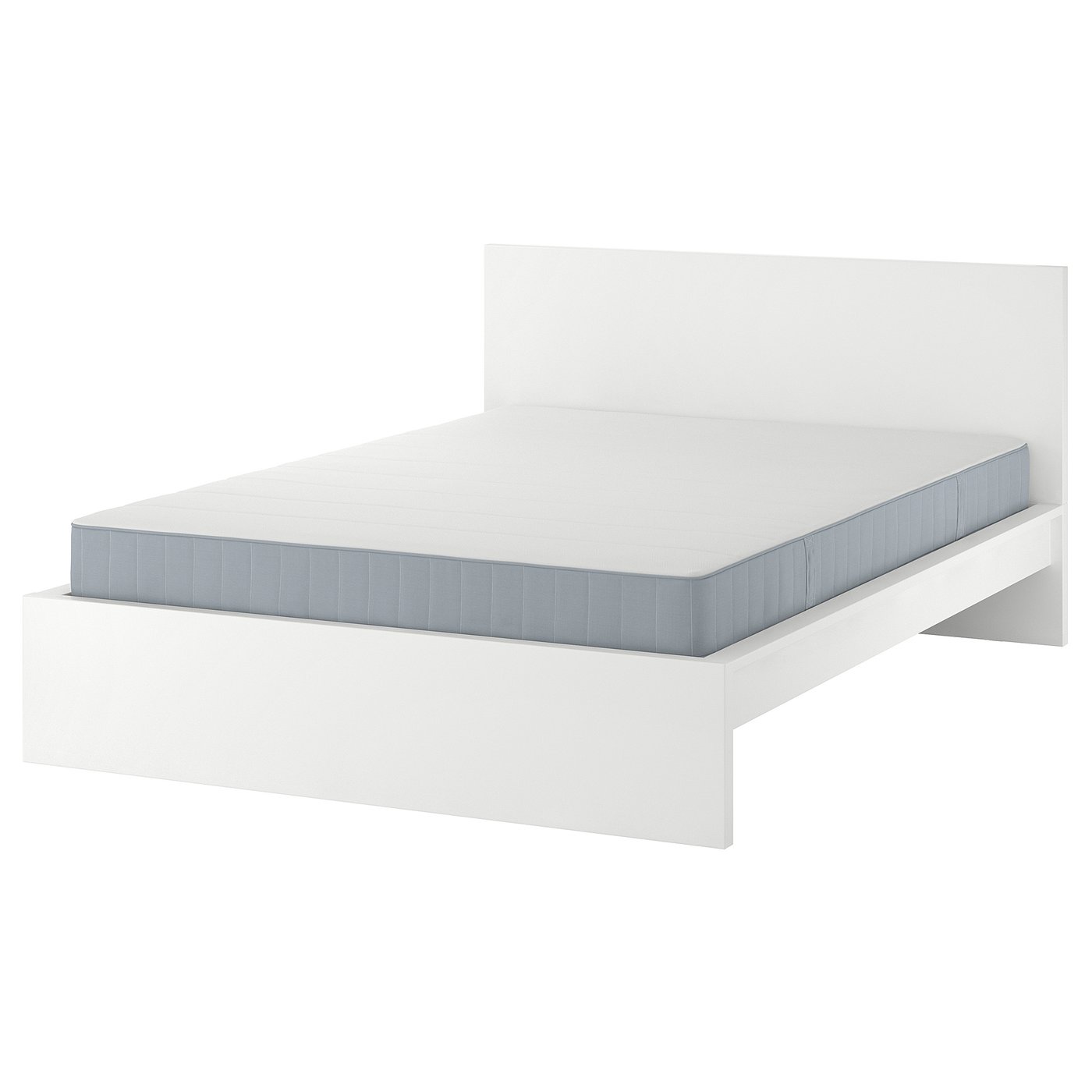 MALM bed frame with mattress white Vesteroy extra firm Double IKEA