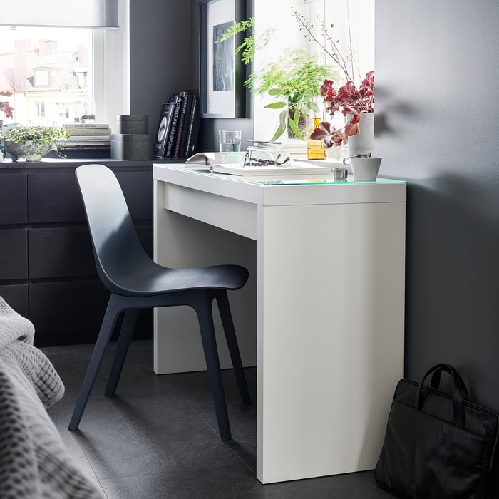 MALM dressing table, white, 120x41 cm - IKEA
