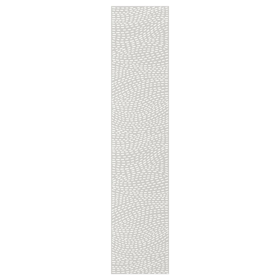 MISTUDDEN door, grey/patterned, 50x229 cm - IKEA