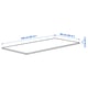 MITTZON table top, white, 140x68 cm - IKEA