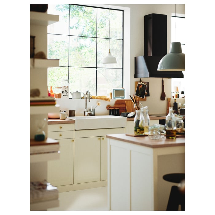 MÖLLEKULLA Worktop, oak, veneer, 246x3.8 cm - IKEA