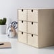 MOPPE mini chest of drawers, birch plywood, 31x18x32 cm - IKEA