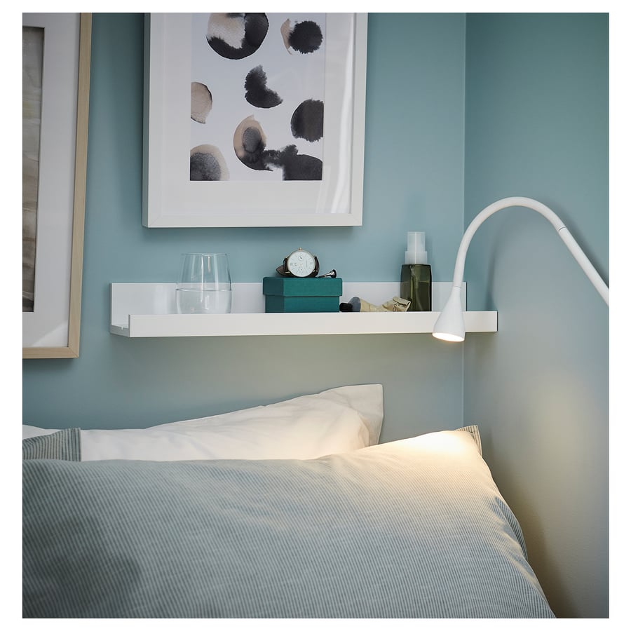 MOSSLANDA Picture ledge, white, 55 cm - IKEA