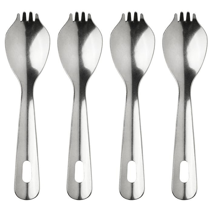 NÄBBFISK spork, stainless steel, 17 cm - IKEA