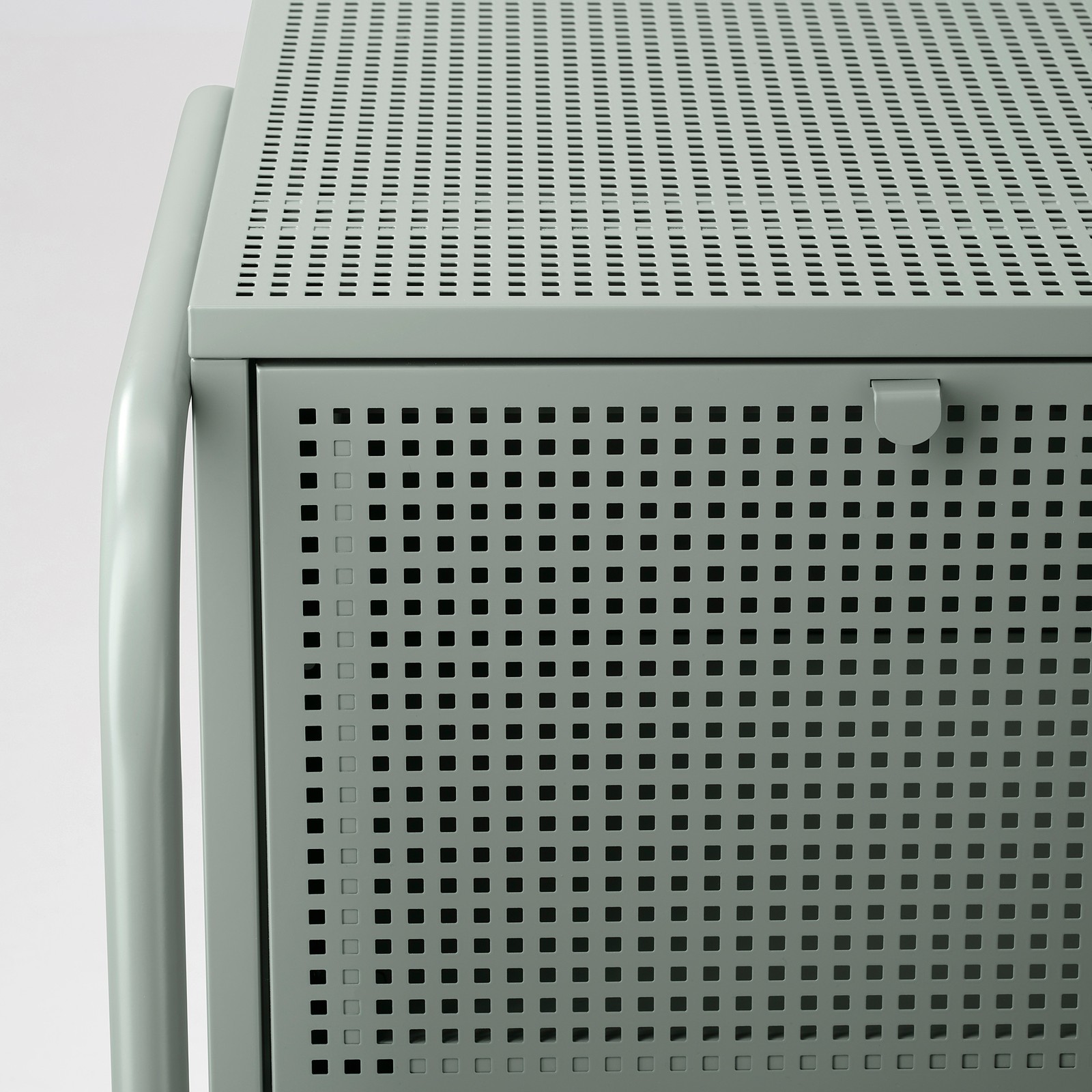 NIKKEBY Chest of 2 drawers, grey-green, 46x70 cm - IKEA