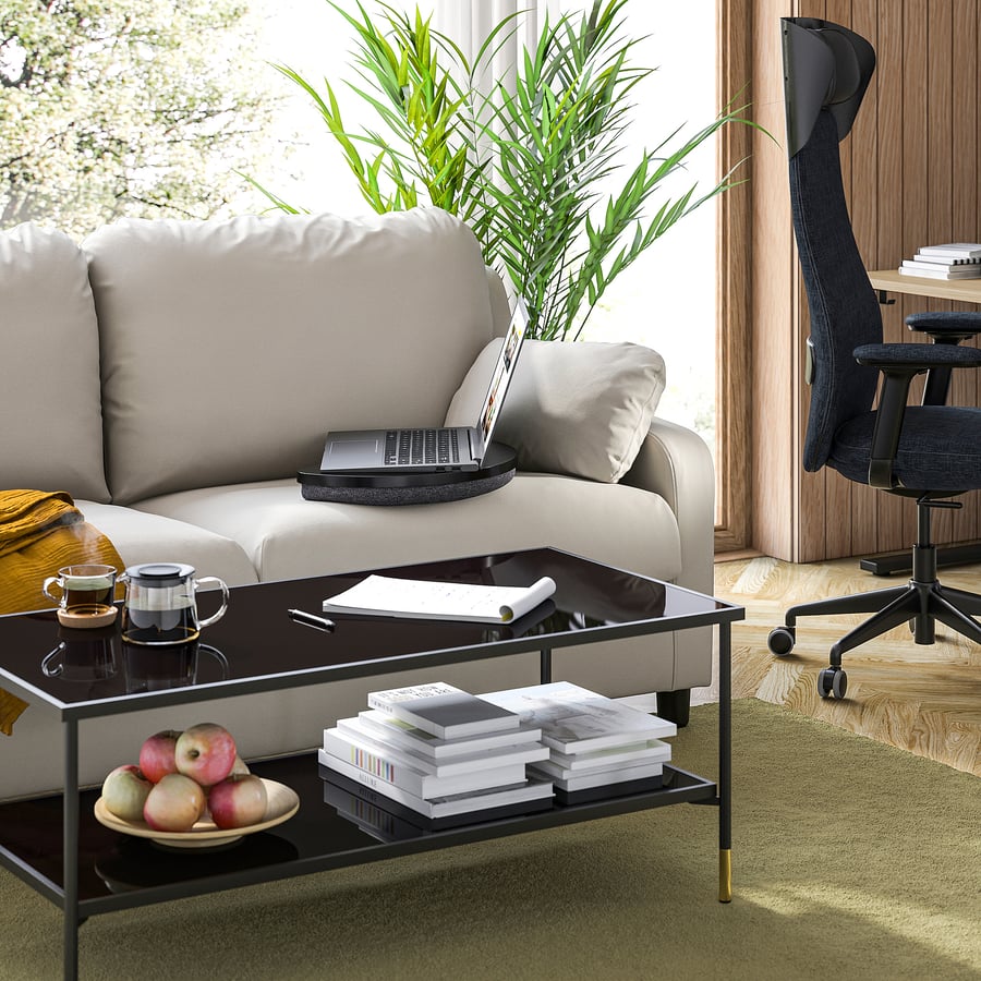 ÖJULF laptop support, dark grey, 52x38 cm - IKEA