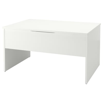 ÖSTAVALL adjustable coffee table, white, 90 cm - IKEA