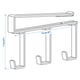 PÅLYCKE clip-on hook rack - IKEA