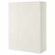 PAX / FORSAND wardrobe combination, white/white, 150x60x201 cm - IKEA