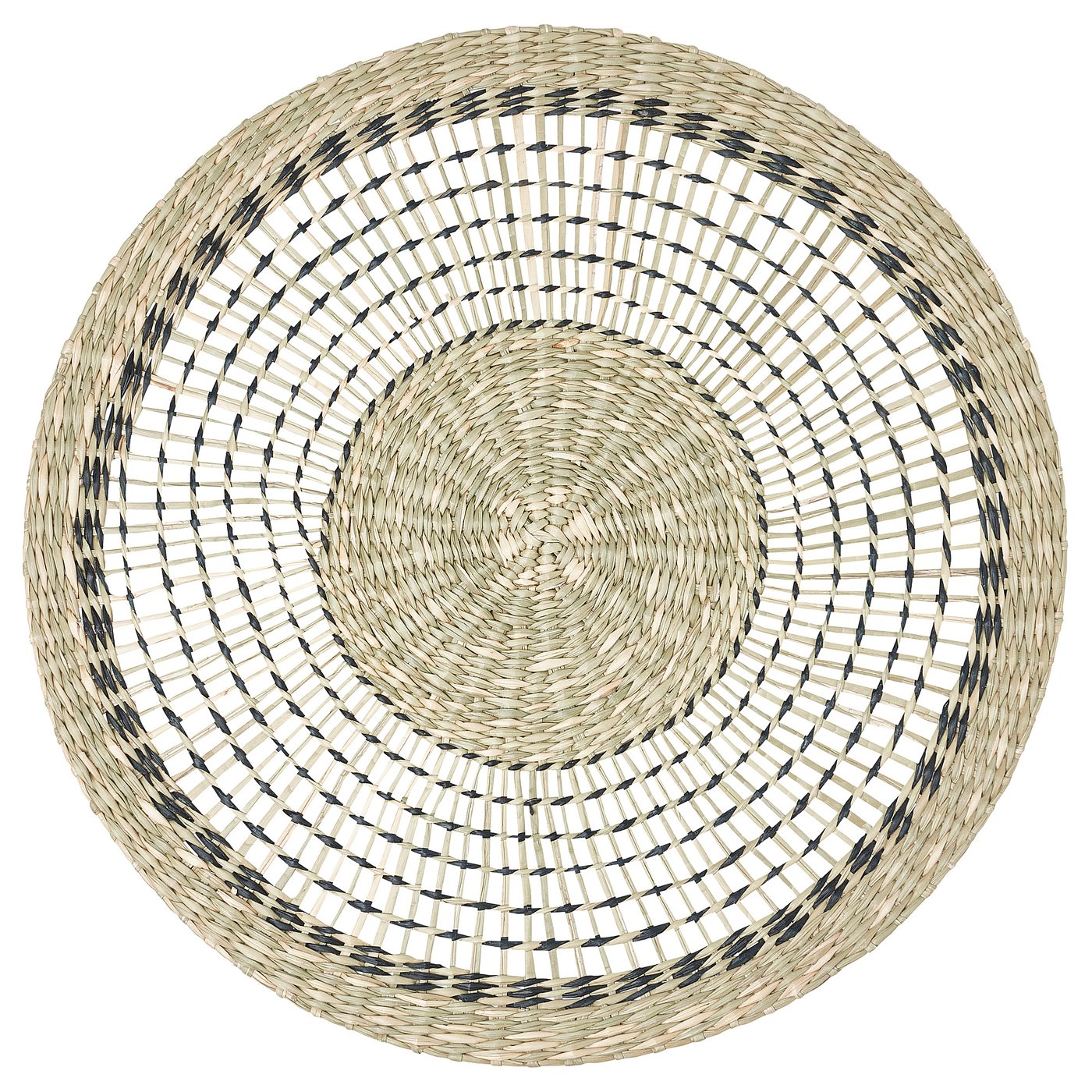 PENNFISK place mat, natural/sedge handmade, 37 cm - IKEA