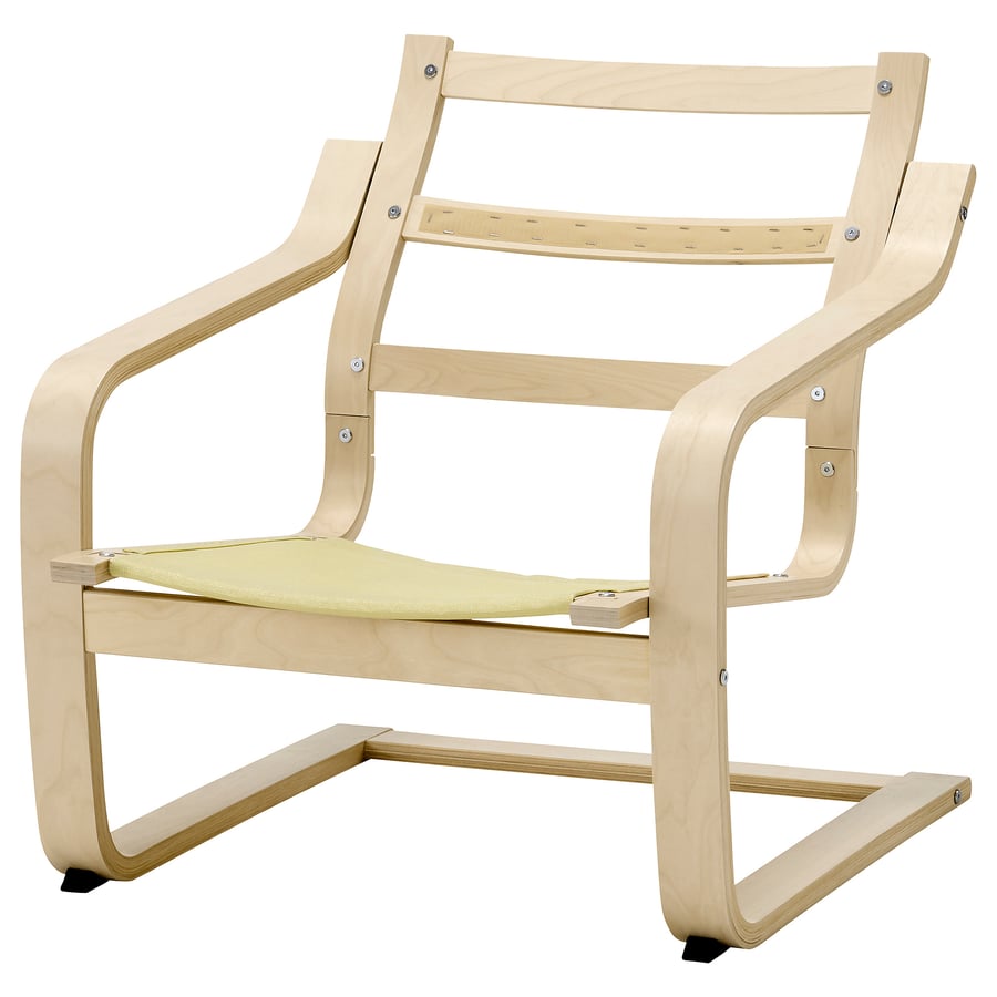 POÄNG armchair frame with low back, birch veneer - IKEA
